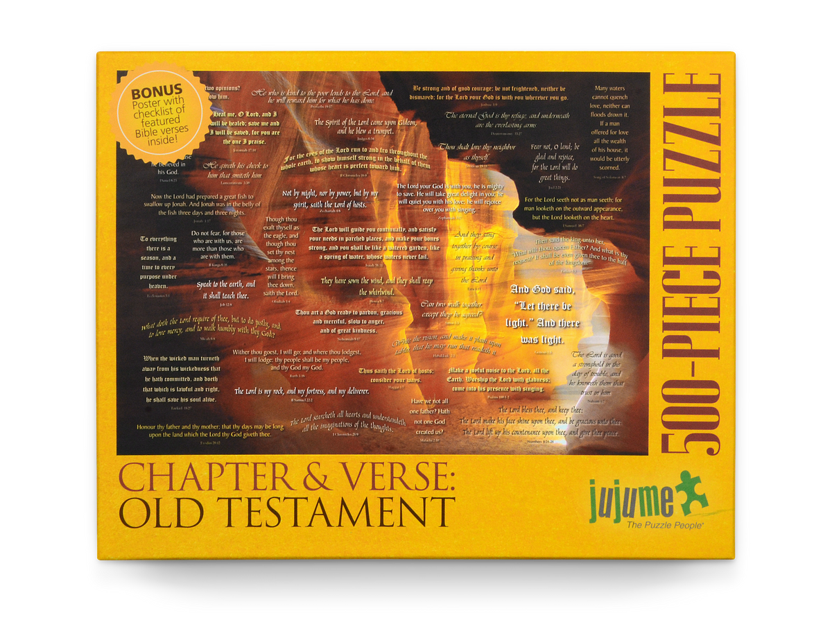 Inspirational Bible Jigsaw Puzzle; Chapter & Verse: Old Testament ...